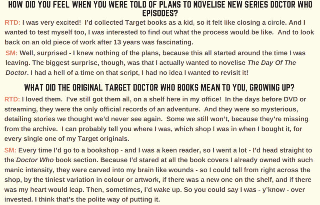 Interview: Russell T Davies and Steven Moffat on Doctor Who ...